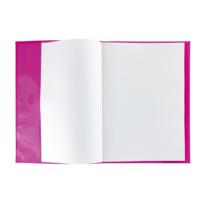 Exercise book cover transparent PLUS A5 pink