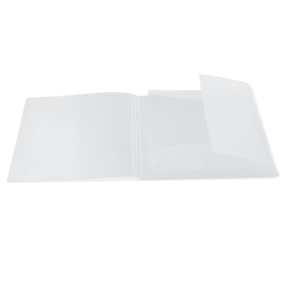 Elasticated folder A3 PP translucent white