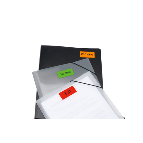 Neon labels A4, 63,5 x 29,6 mm, 5143