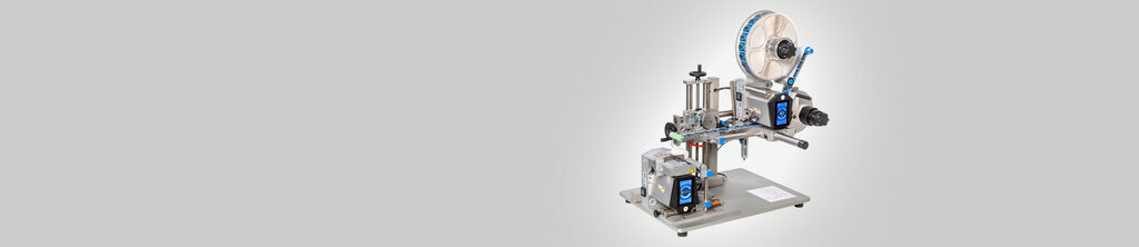 Semi-automatic labeling machines for self-adhesive labels | HERMA